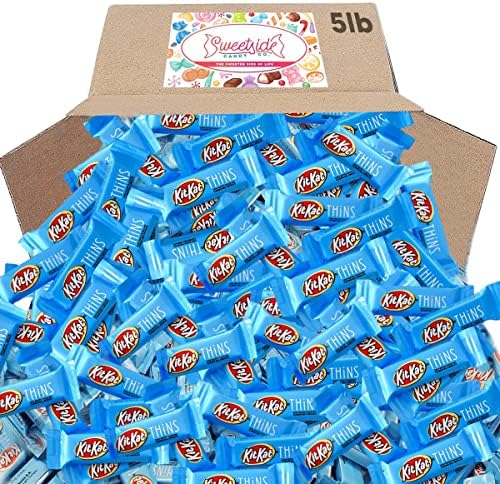 Amazon.com: Thins Chocolate Hazelnut Candy Bars, 5LB mini Candy Bars ...