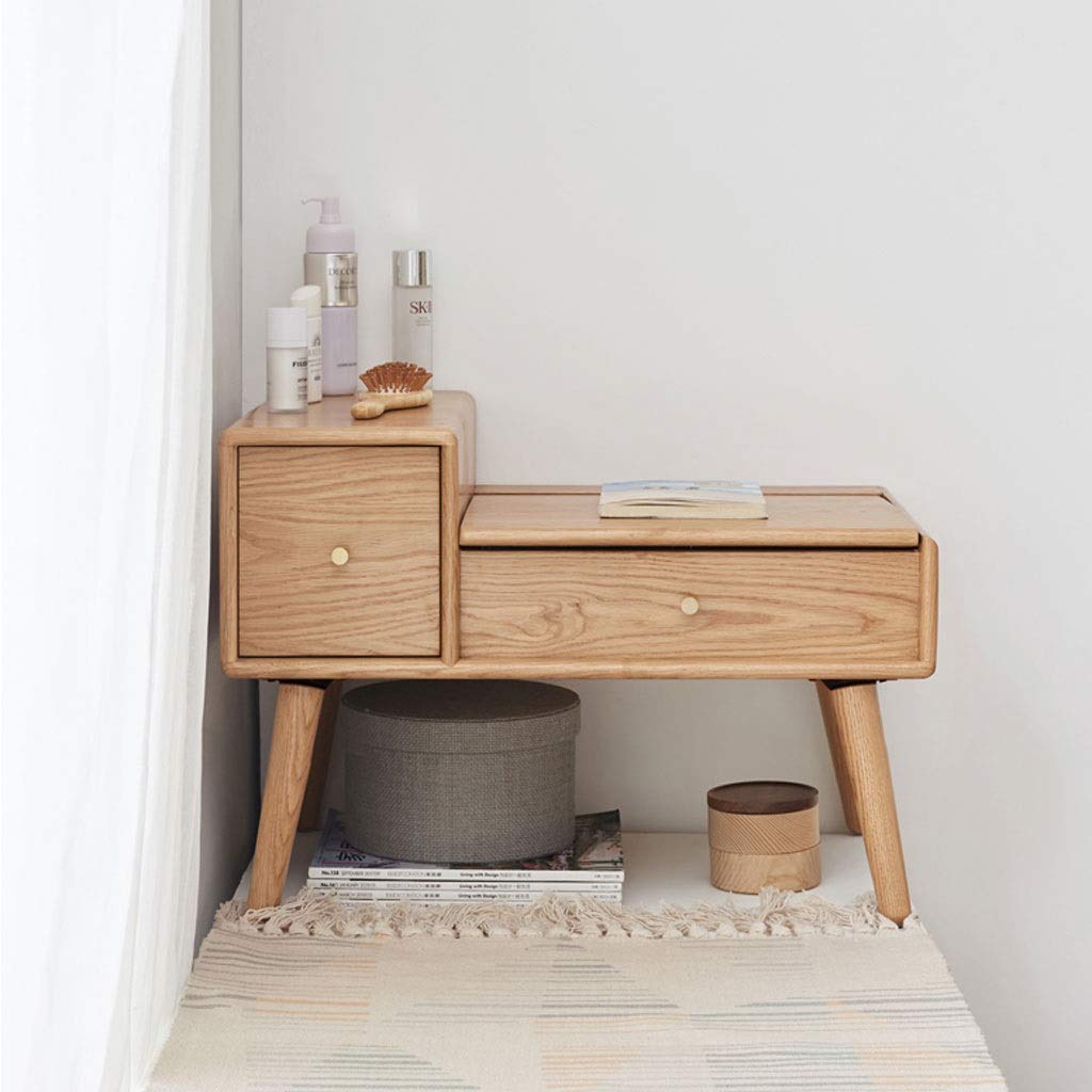Buy Modern Dressing Table Solid Wood Dressing Table Simple Oak Small ...