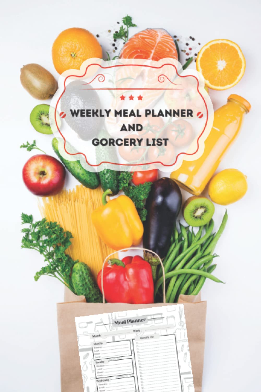 Buy Weekly Meal Planner and Grocery List: Meal Prep Planner, Track And ...