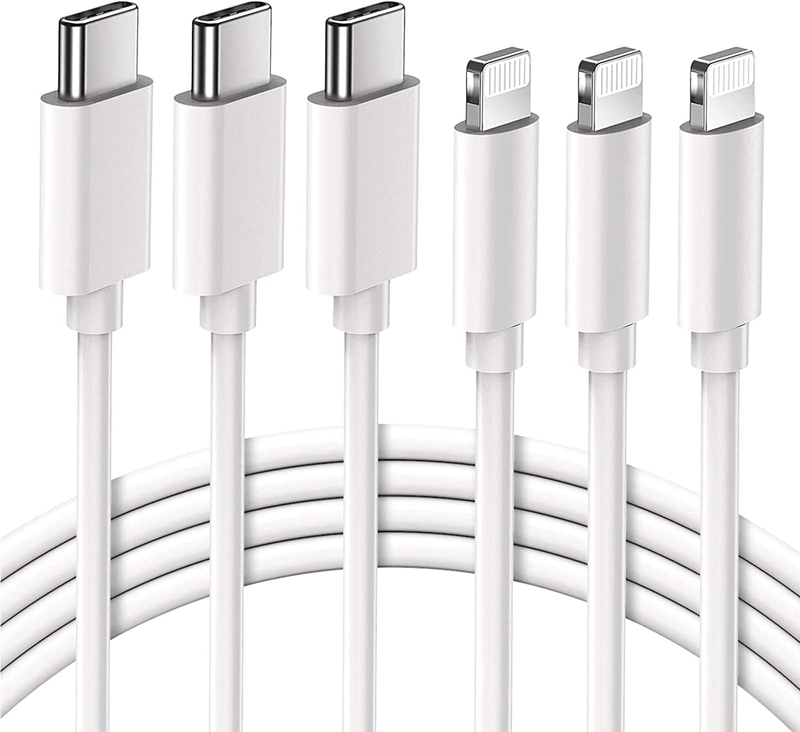 iPhone Charging Cable - Quntis 3Pack 6FT Lightning to USB A MFi ...