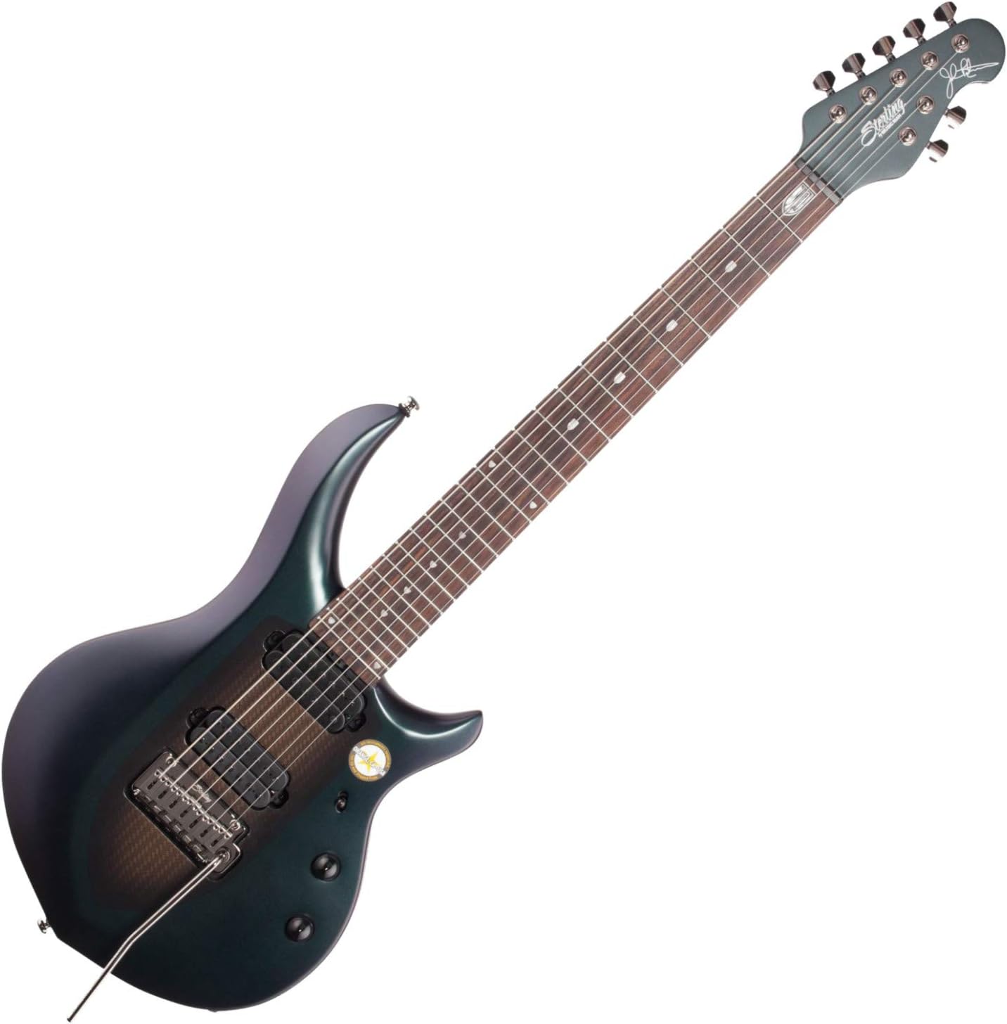 Amazon.com: Sterling By MusicMan 7 String Solid-Body Electric Guitar ...