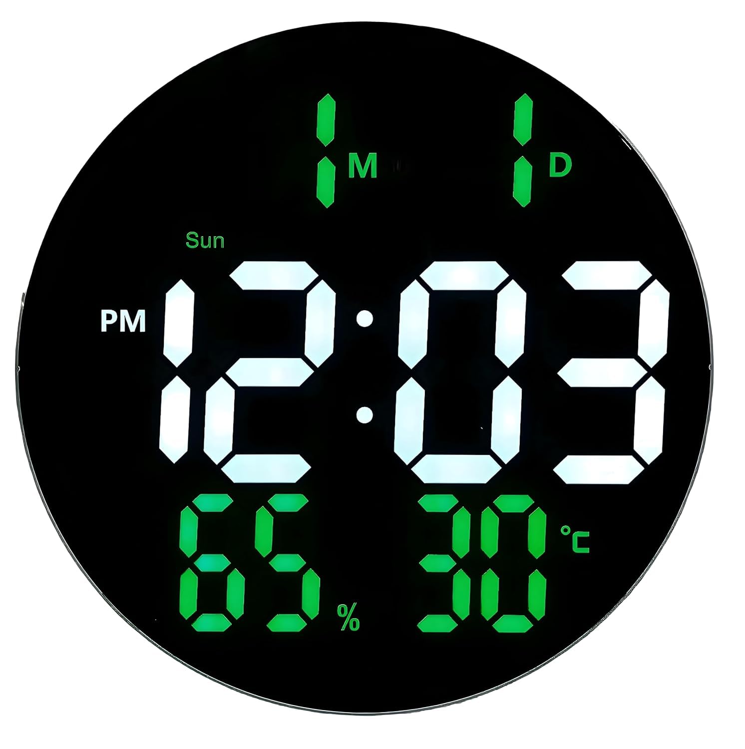 Buy Amazon Brand - Umi 10" Plastic Digital Wall Clock with Remote ...