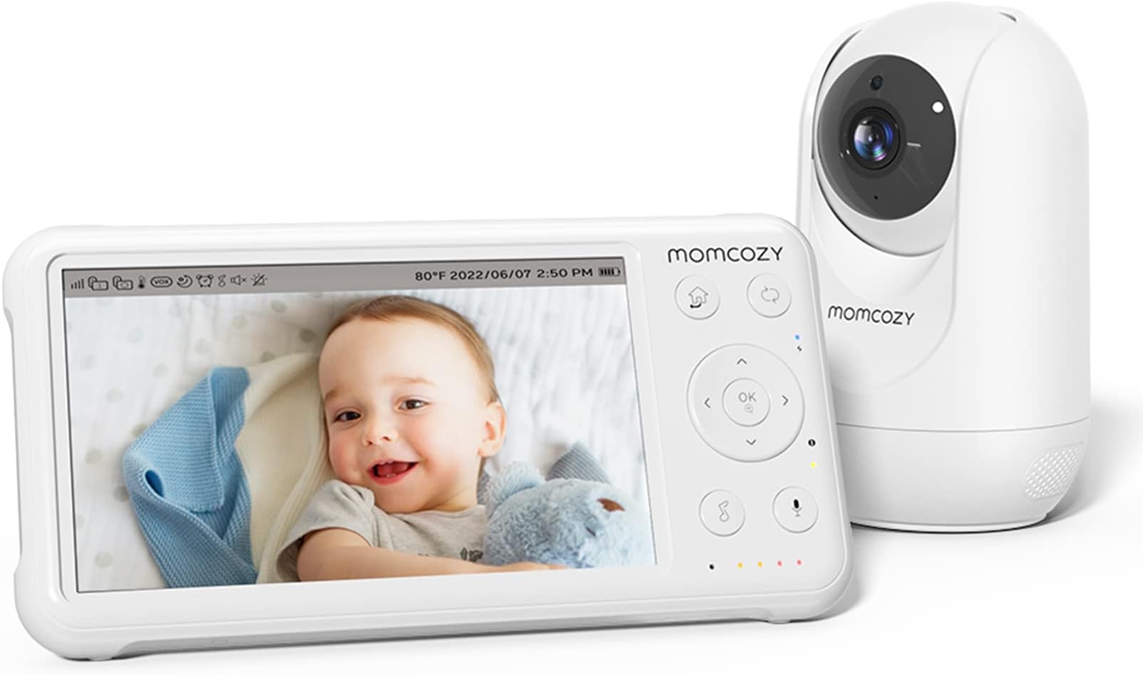 Amazon.com: eufy Security Spaceview Video Baby Monitor E110 with Camera ...