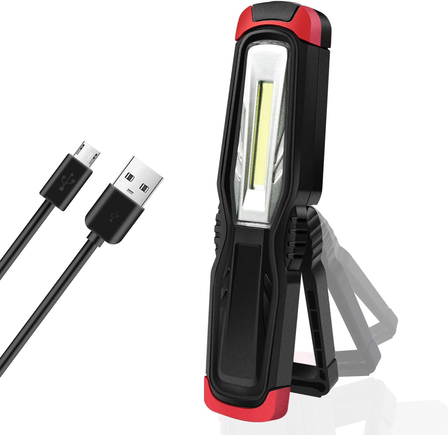 Hyper Tough 1000-Lumen Rechargeable LED Work Light 180° ROTATABLE ...