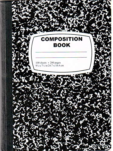 Black Marble Comp. Notebook - 100 sheets: 0672672220989: Amazon.com ...