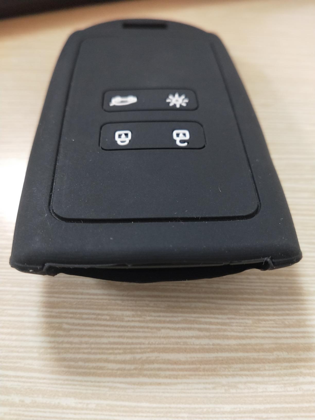 BrandBites Compatible Silicone Key Cover for Triber Smart Key (Black ...