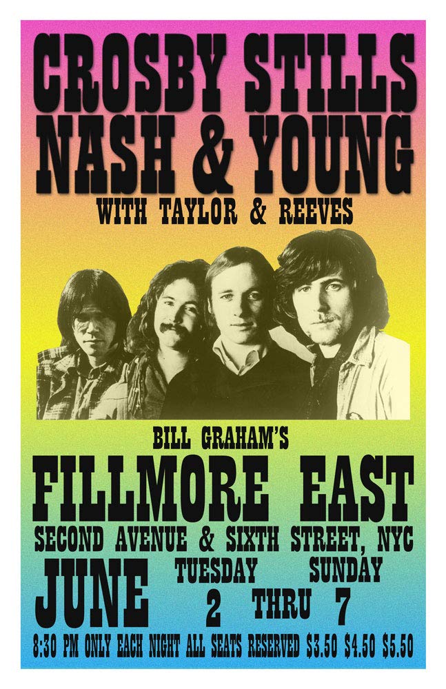 Crosby Stills Nash And Young Posters