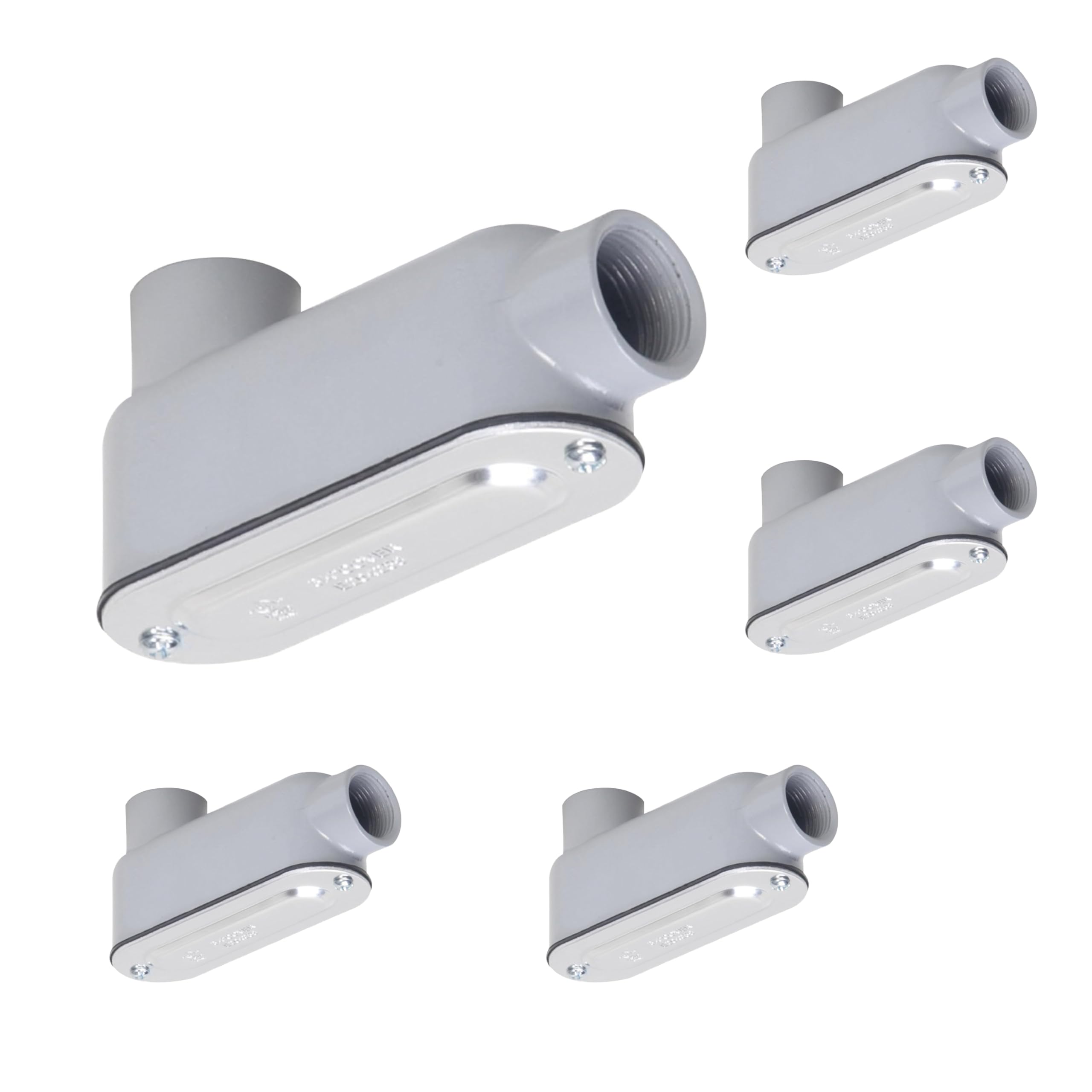 Buy Threaded LB Conduit Body, 5 Pack 3/4 Inch - Electrical Fitting for ...