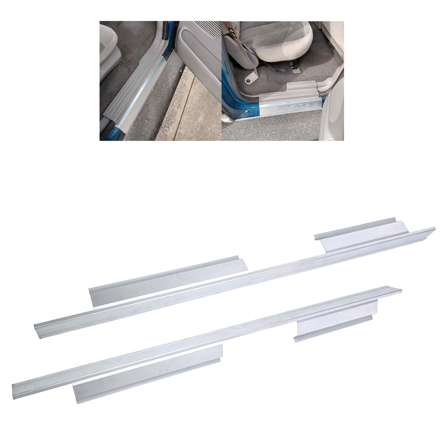 Amazon.com: ECOTRIC Outer Rocker Panels Compatible with 2001-2003 Ford ...