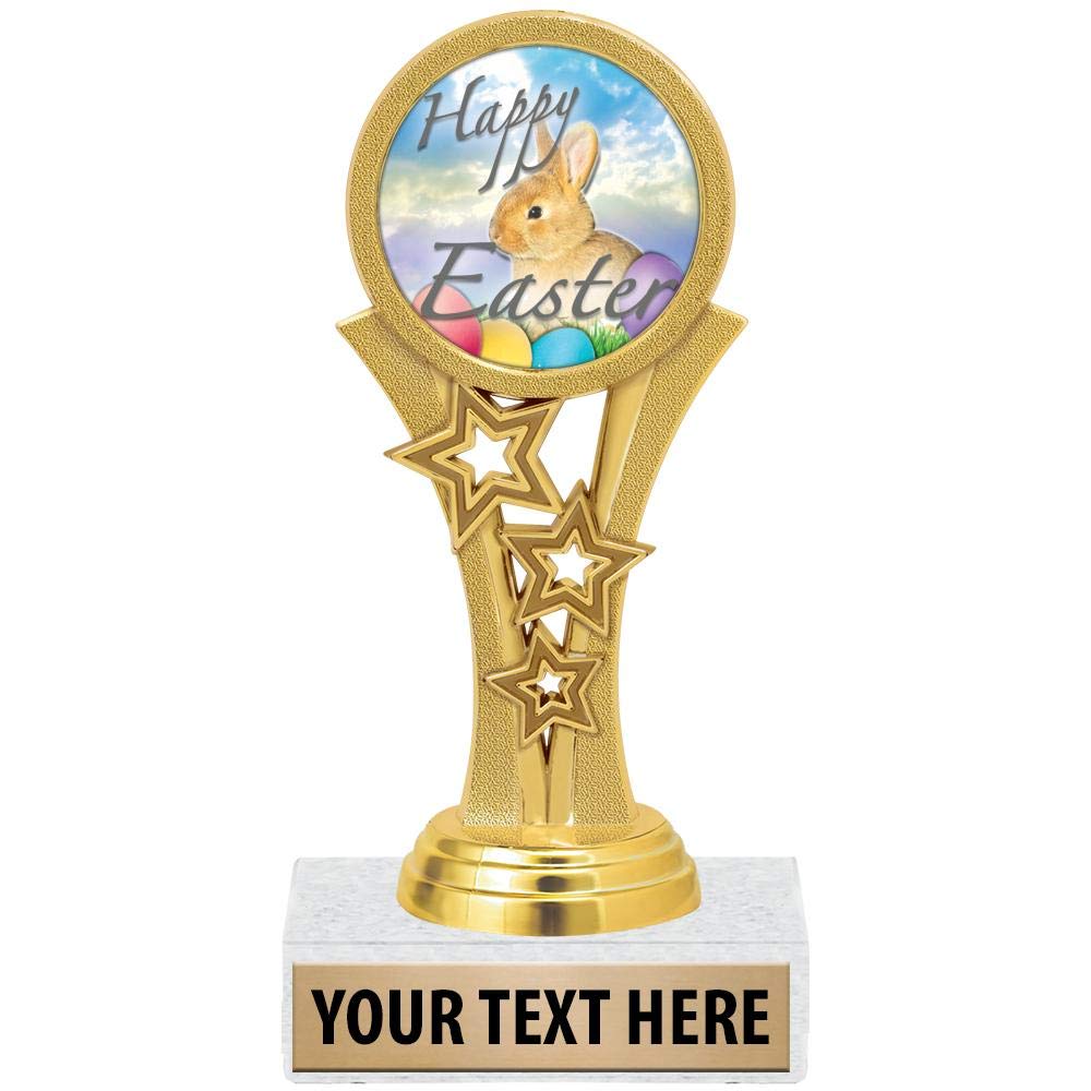 Amazon.com : Crown Awards Easter Trophies, 5 1/2" Starbeam Happy Easter ...
