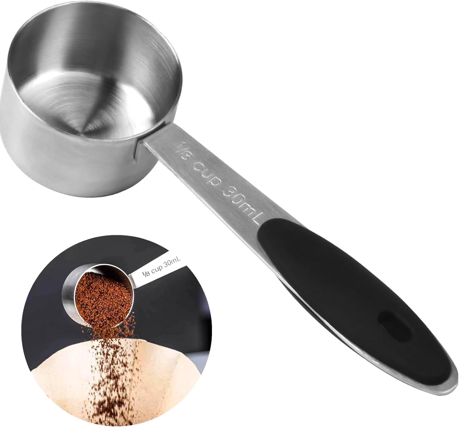 Amazon.com: Measuring Spoon,1pcs 1/8 Cup Measuring Cup, 30ml Scoop,1 ...