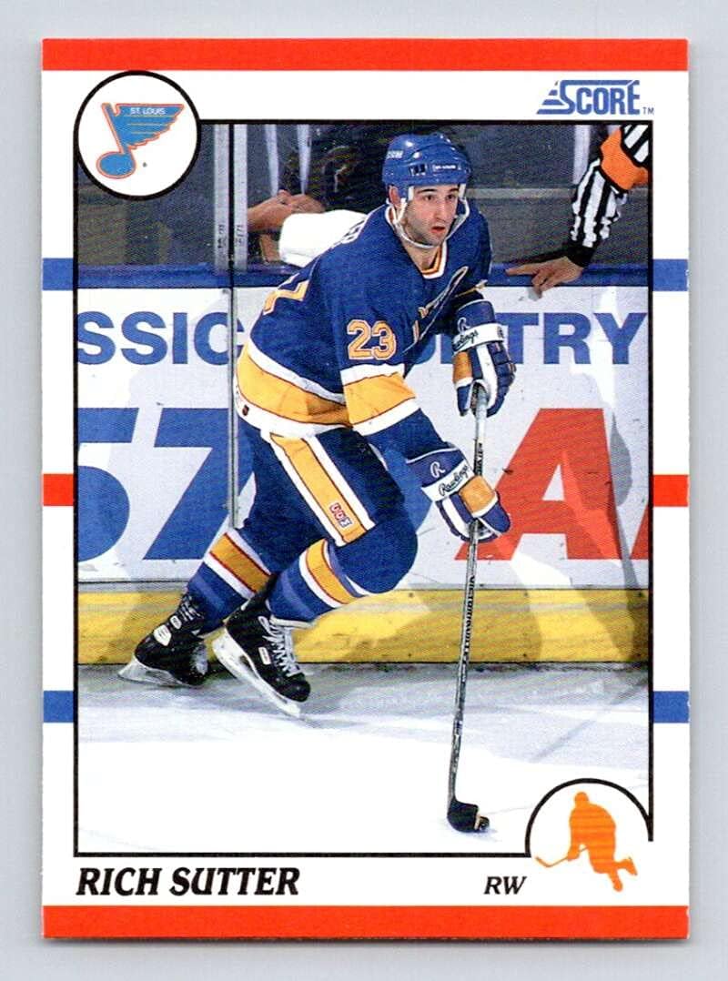 Amazon.com: Hockey NHL 1990-91 Score #281 Rich Sutter #281 NM Blues ...