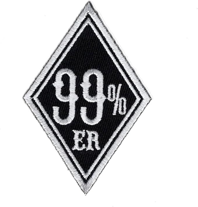Amazon.com: 99 Percenter 99% er Biker Outlaw Mc Iron on Patch (MTP5)