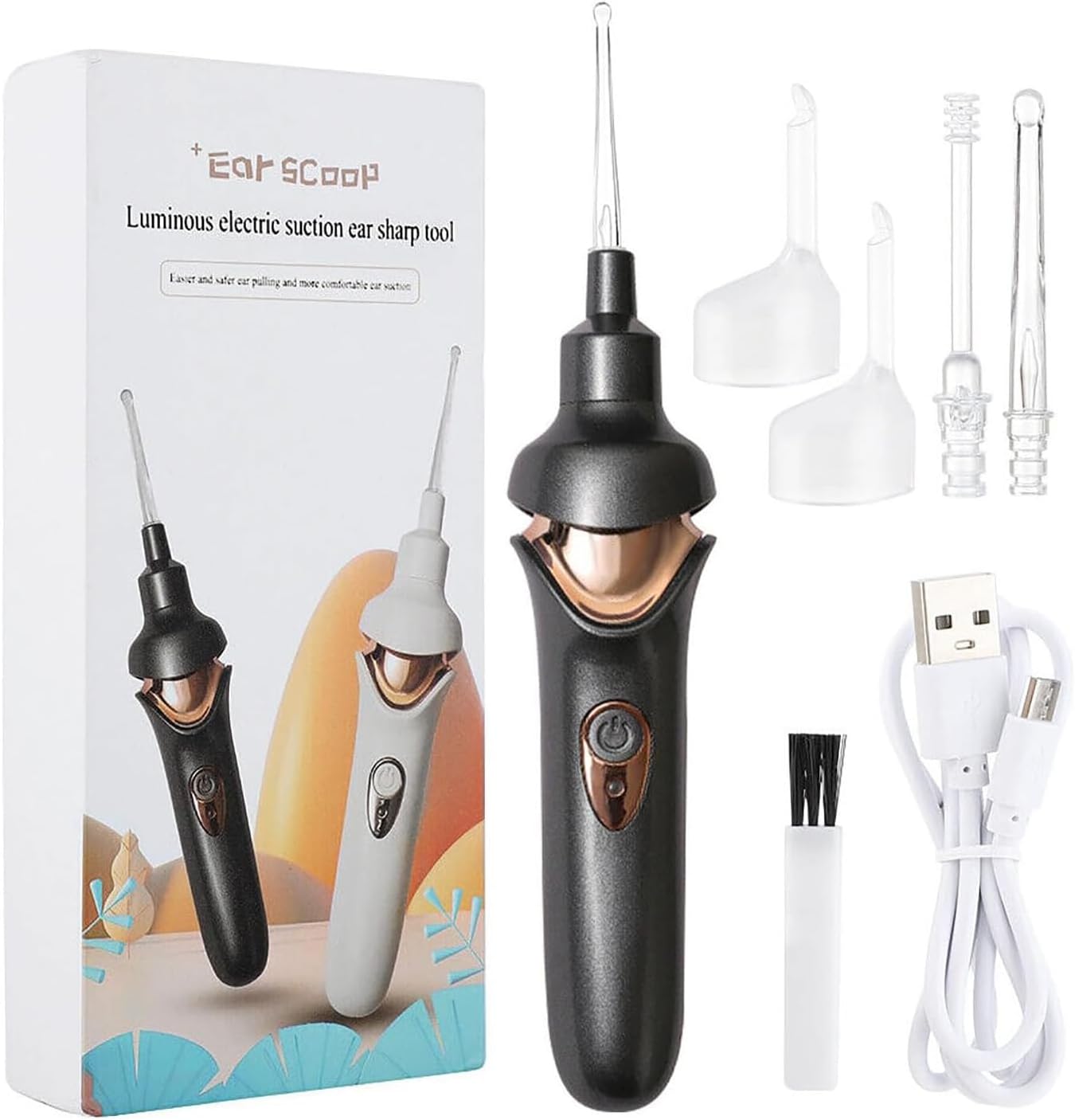 Amazon.com: HUTENT 4-in-1 Multifunctional Painless Ear Cleaning Kit ...