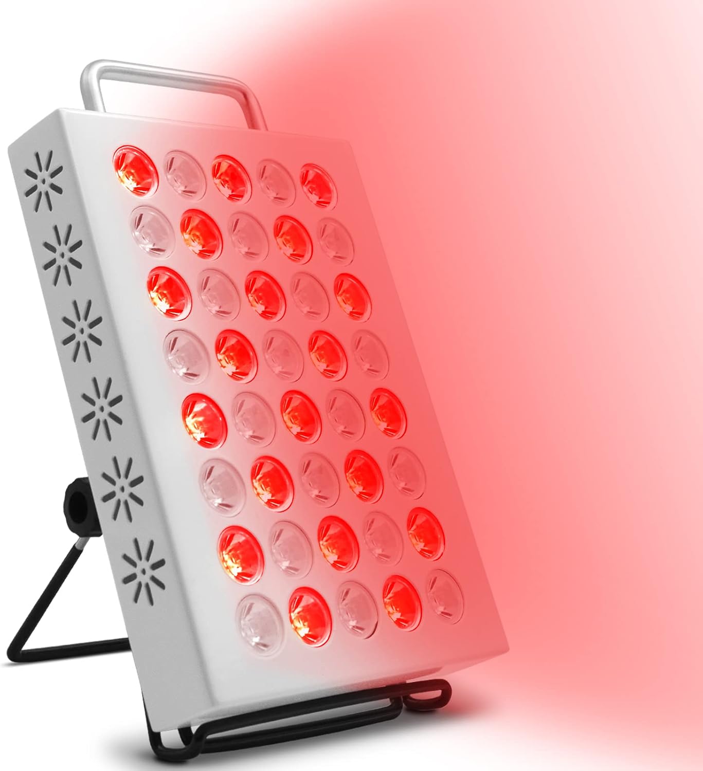 Rotlichtlampe Wärmelampe Gesicht, 660nm Rotlichtlampe & 850nm ...