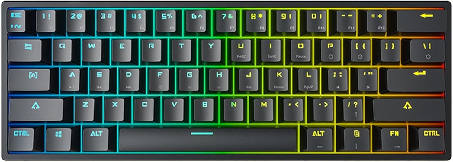 Amazon.com: ETATOI Wired Mechanical Keyboard Green Axis Red Axis Gaming ...