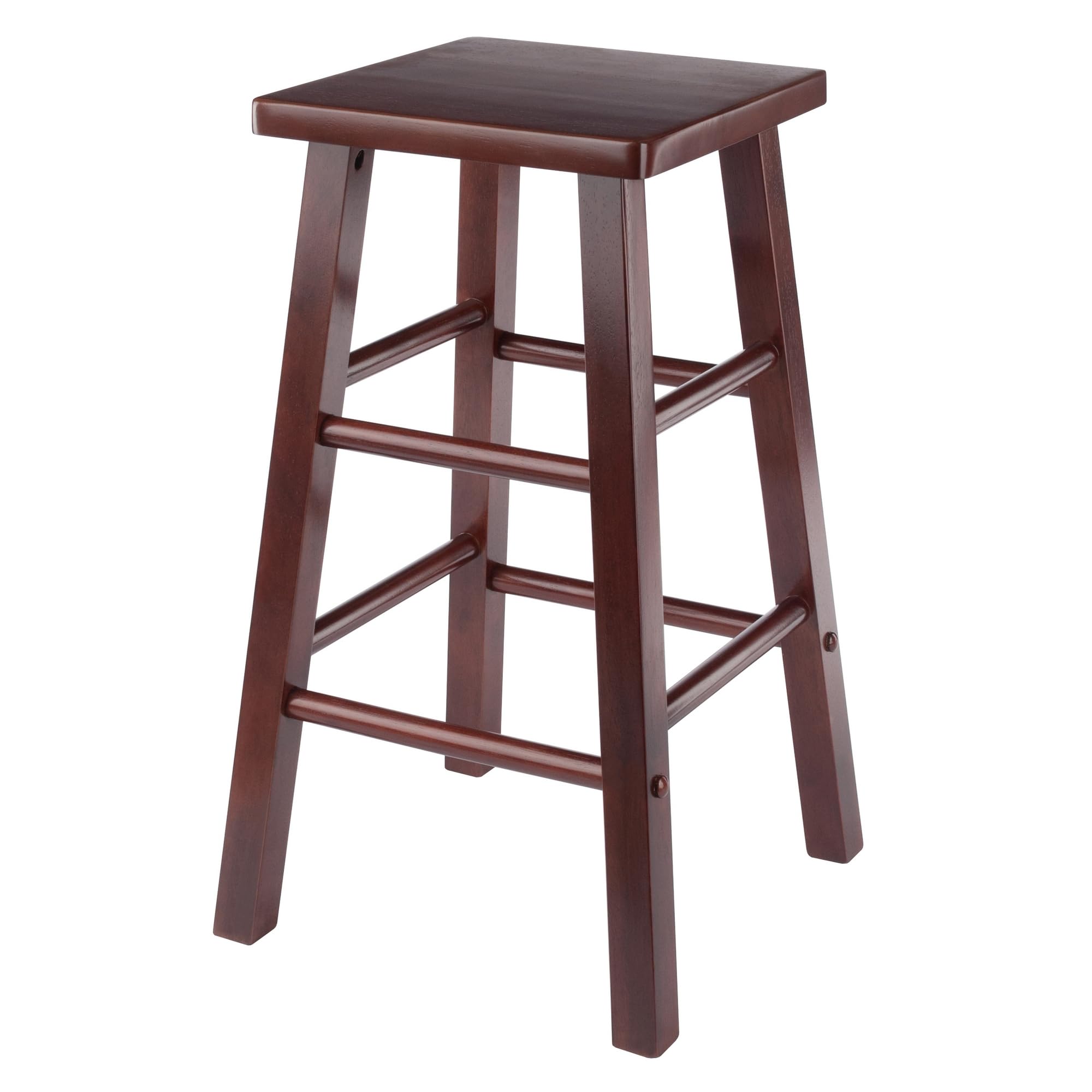 Amazon.com: Winsome Carrick Counter Stool, 24In Height, Solid Wood ...