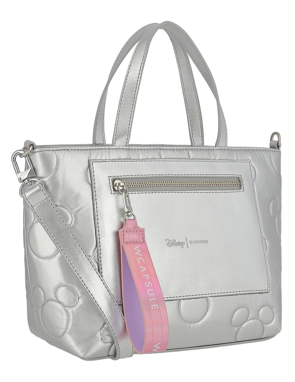 W Capsule Disney HBPEOSIAR2CW Plateado Bolsa tote para Mujer : Amazon ...