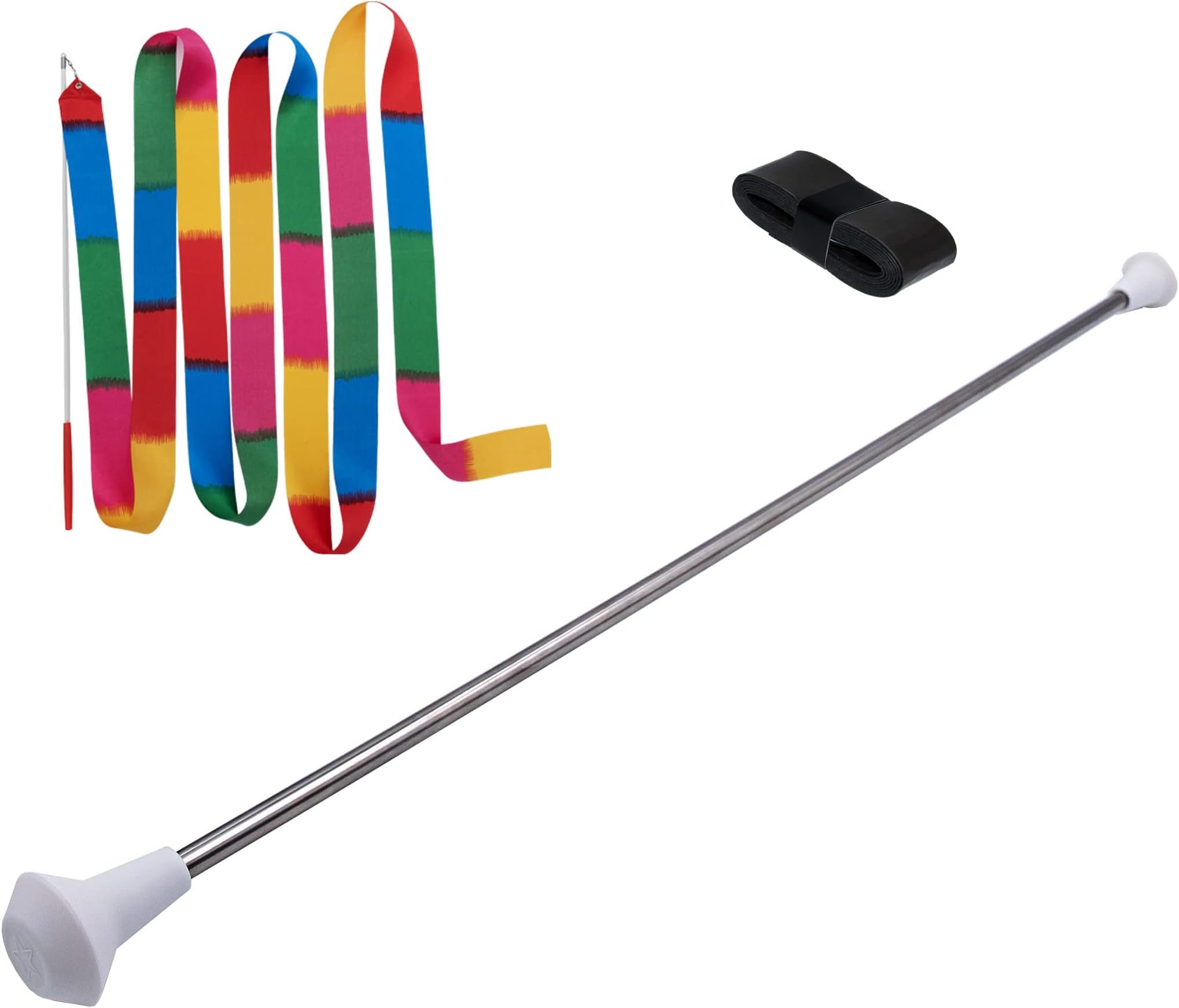 Amazon.com: ABOAT 21" White Baton Twirling Marching Batons Mini Shaft ...