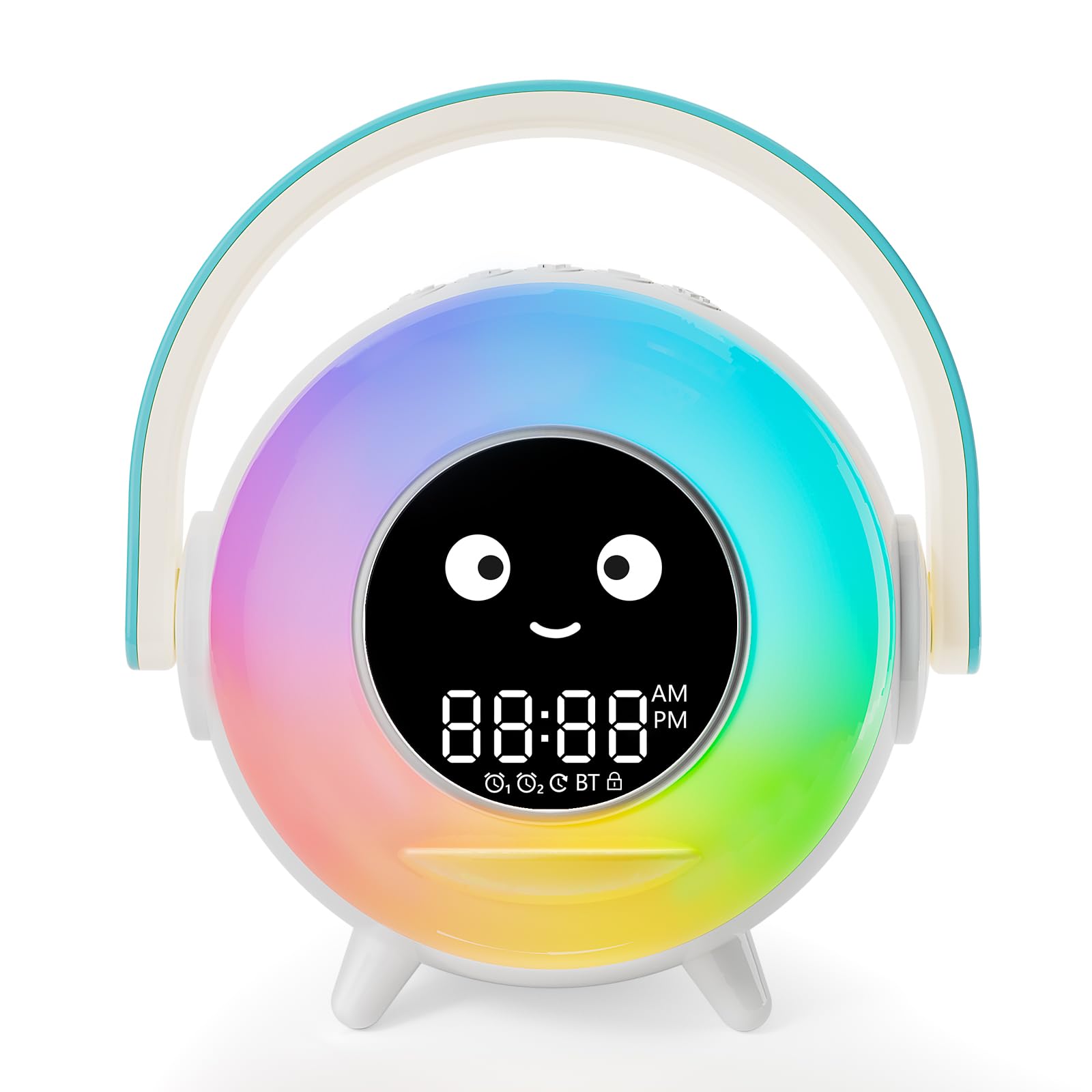 Amazon.com: LOVME Kids Alarm Clock,Ready to Rise Kids Sleep Training ...