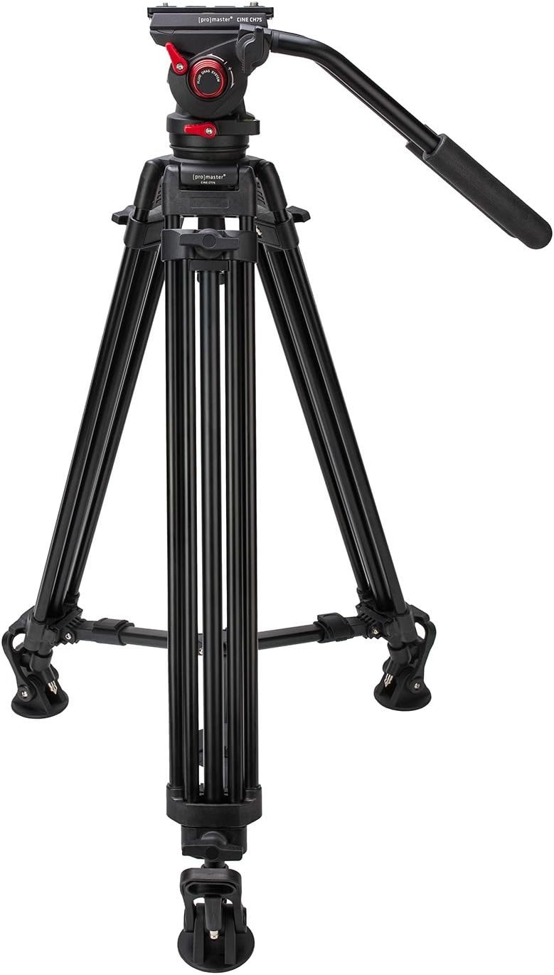 Amazon.com : ProMaster CT75K Cine Tripod Kit (6943) : Electronics