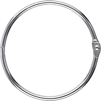 AKONEGE 3 Inch (12 Pack) Loose Leaf Binder Rings, Extra Large Office ...