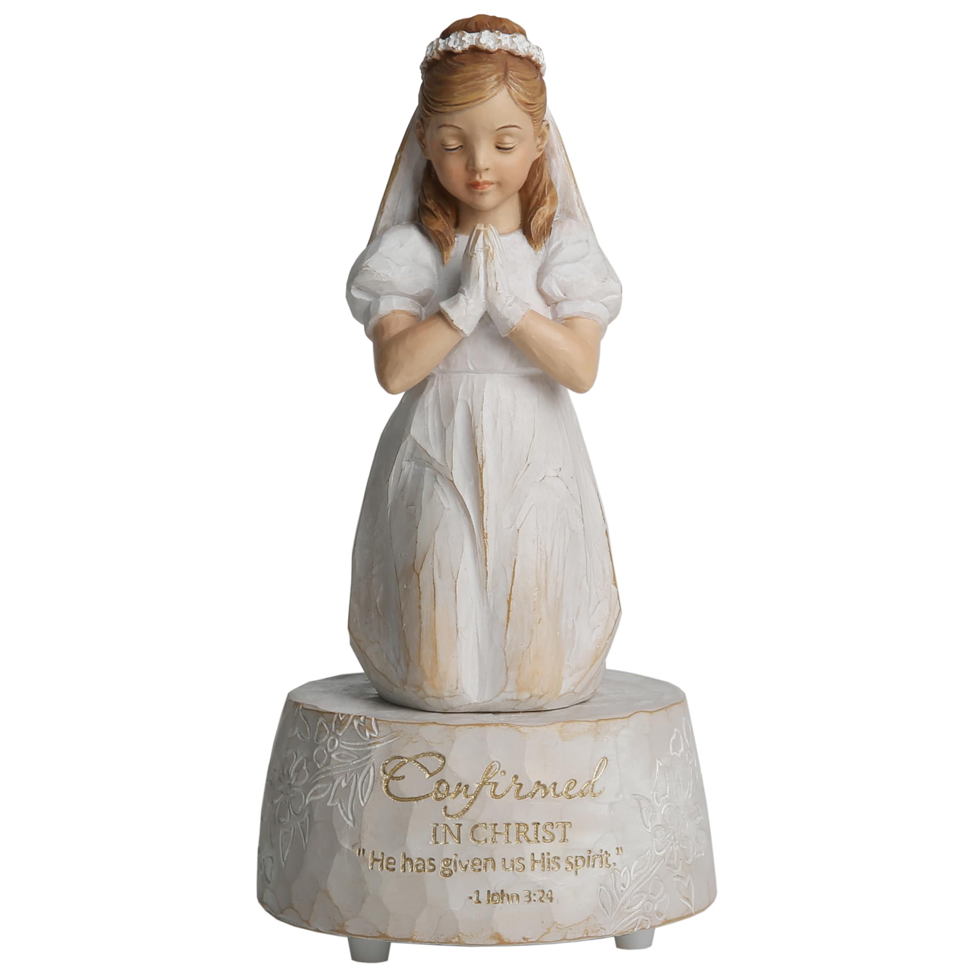 Amazon.com: Grace4Joy Music Box Figurines - Girls First Communion ...