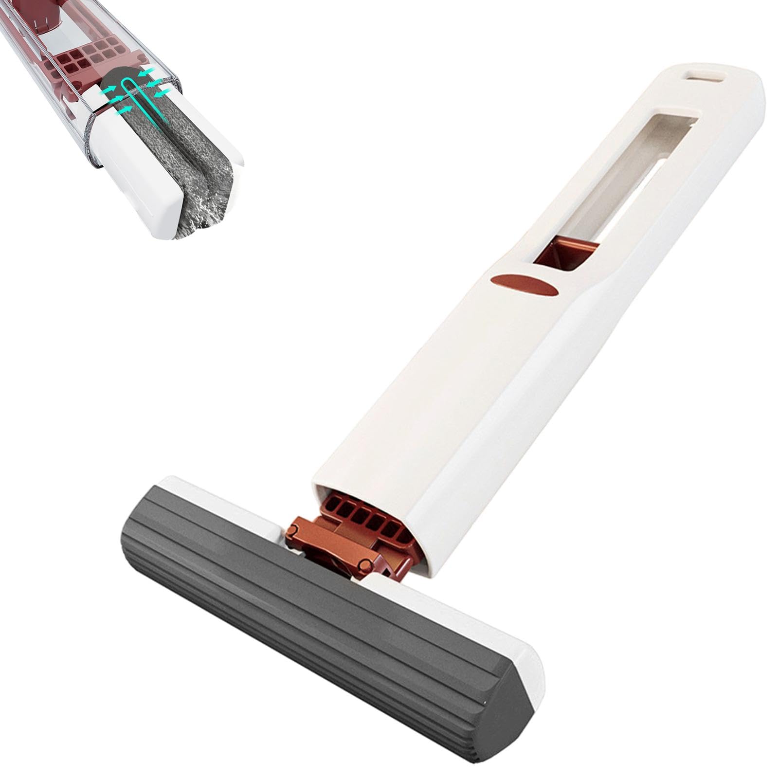 Amazon.com: Mini Cleaning Mop Portable Self-Squeeze Small Mop, Strong ...