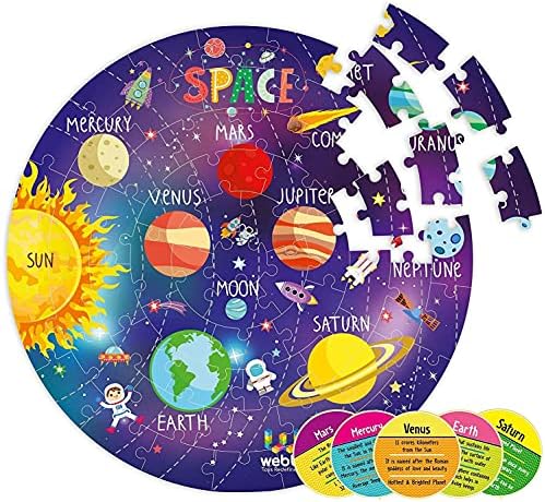 Buy Webby Amazing Outer Space Solar System 60 Pieces Jigsaw Floor ...