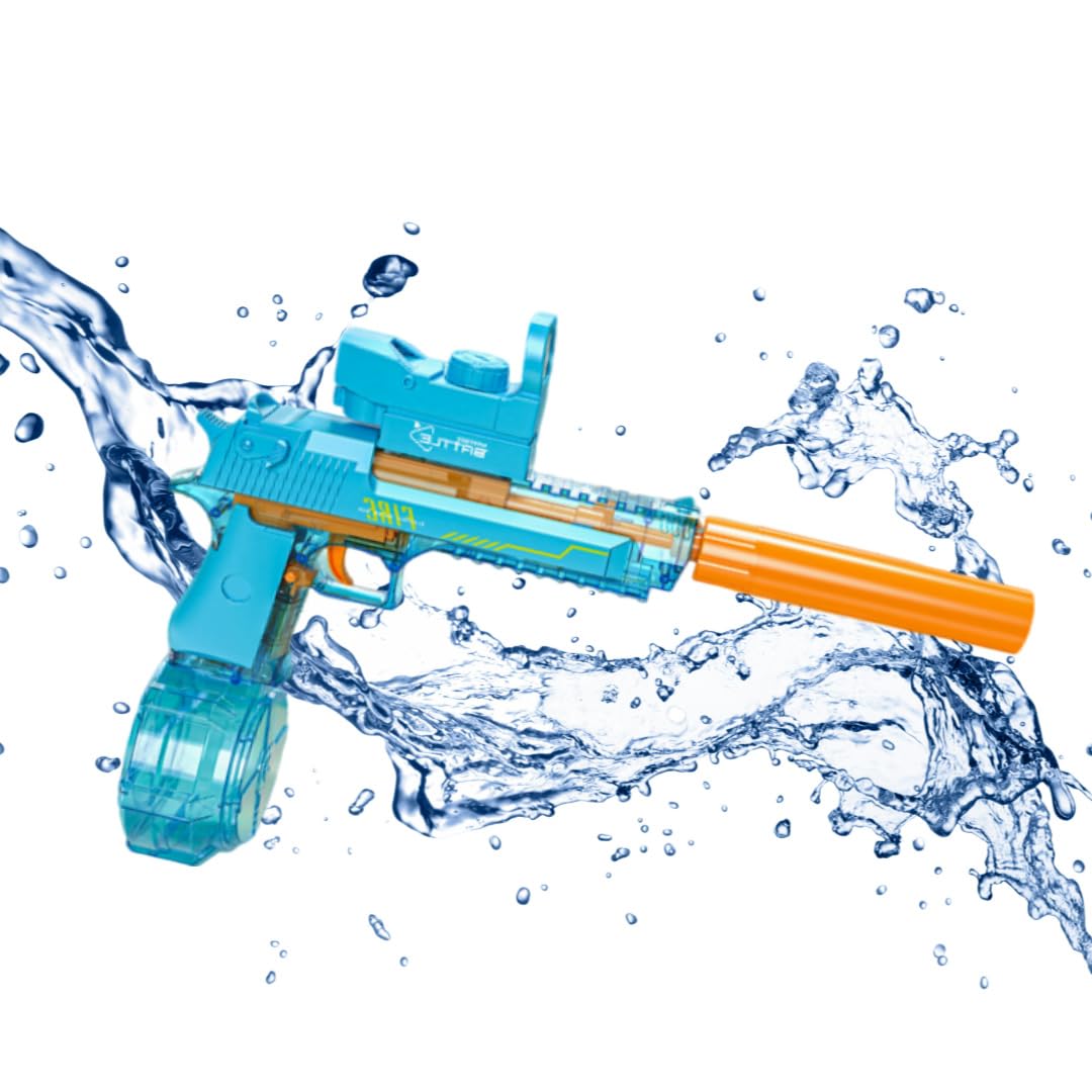 Electric Water Gun, Full Auto Water Pistol for Swimming Pool ...