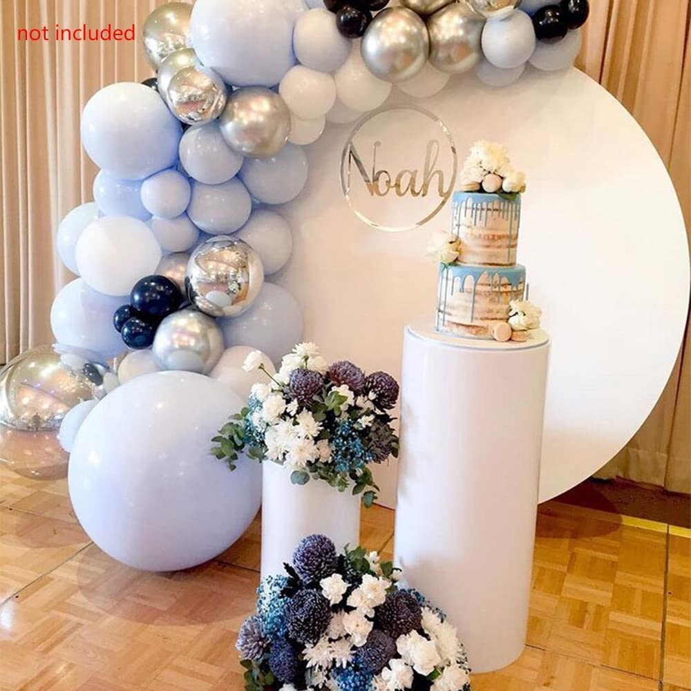 BOYIDAI 3 Pcs Cylinder Stands for Party, Round Cylinder Pedestal ...