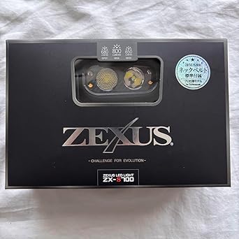 Amazon.co.jp: ZEXUS ZX-S700 ヘッドライト ネックベルト付き プロ仕様モデル : スポーツ＆アウトドア