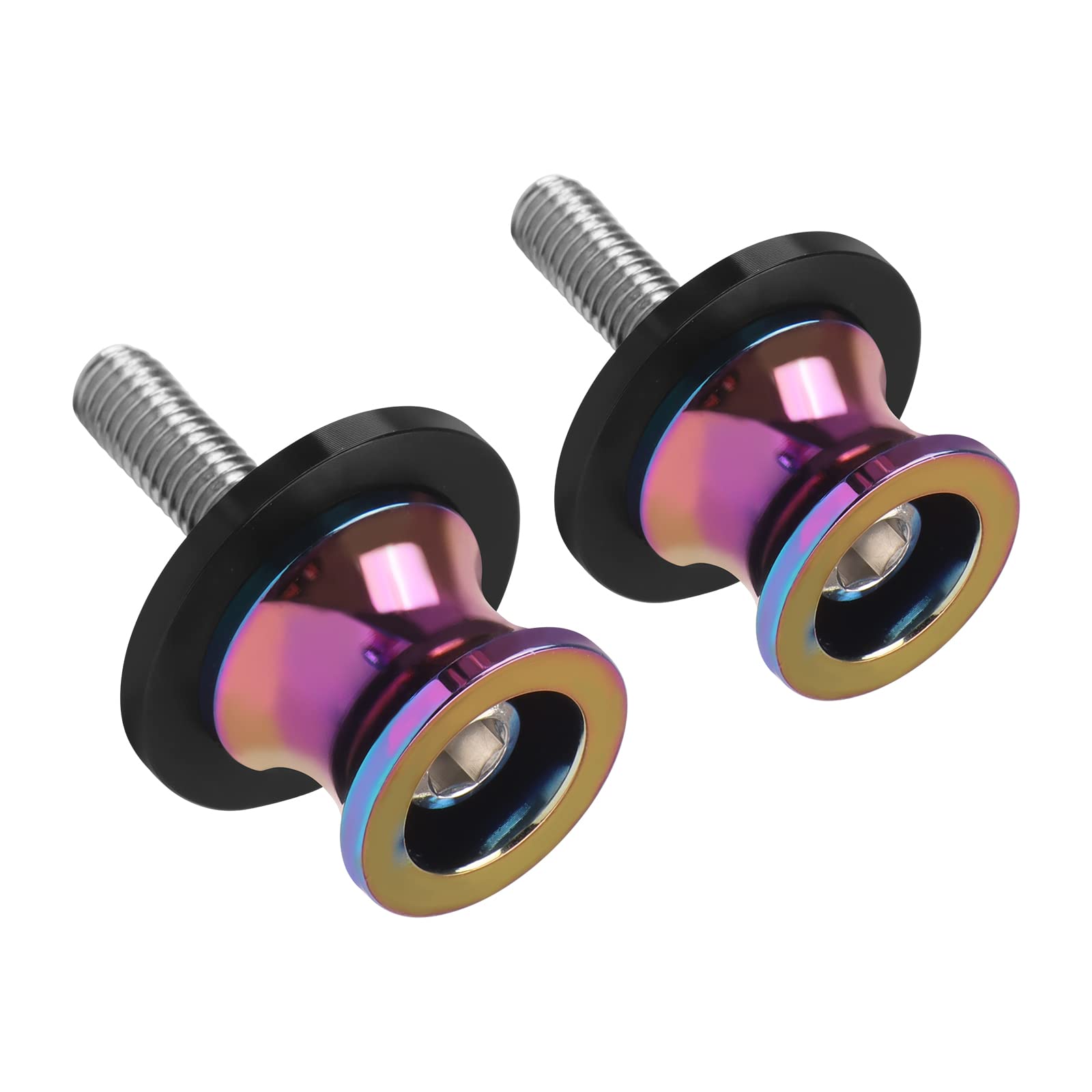 Amazon.com: Worldmotop 2PCS 6MM M6 X1.25 Motorcycle Swing Arm Spools ...