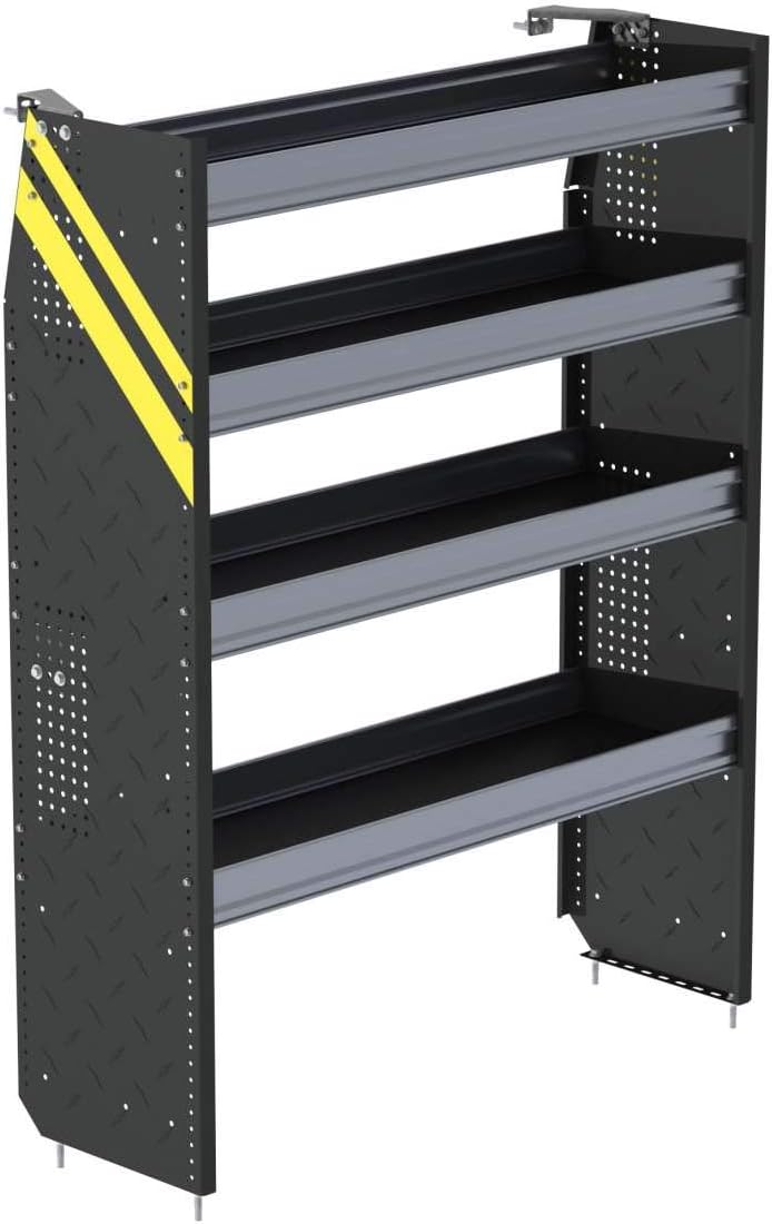 Ranger Design Steel Shelving Unit for High Roof Van, 14" x 62" x 48 ...