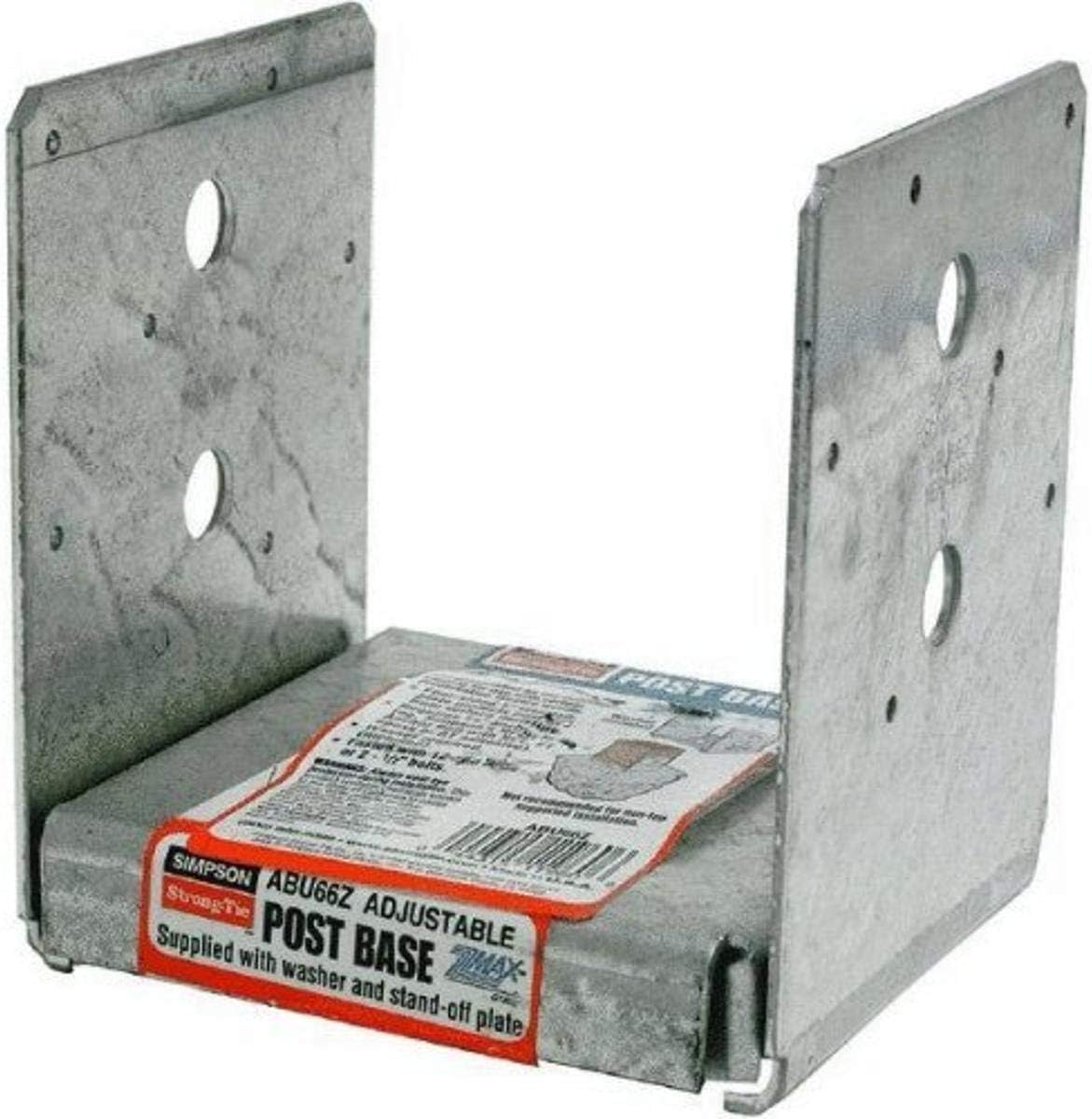 Amazon.com: Simpson Strong-Tie ABU66Z ABU ZMAX Galvanized Adjustable ...