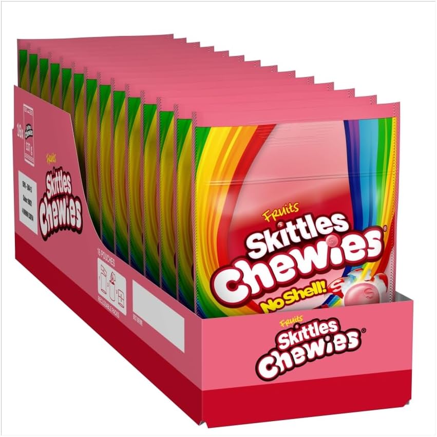 Skittles Chewies, Fruits Sweets, 137g x 16 Units : Amazon.co.uk: Grocery
