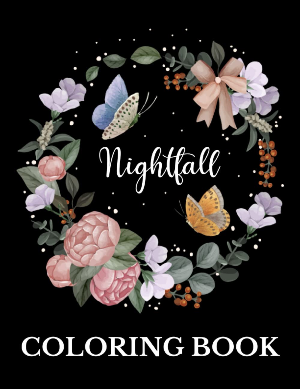 Nightfall Coloring Book: Amazing Colouring Book For Kids And Adults ...