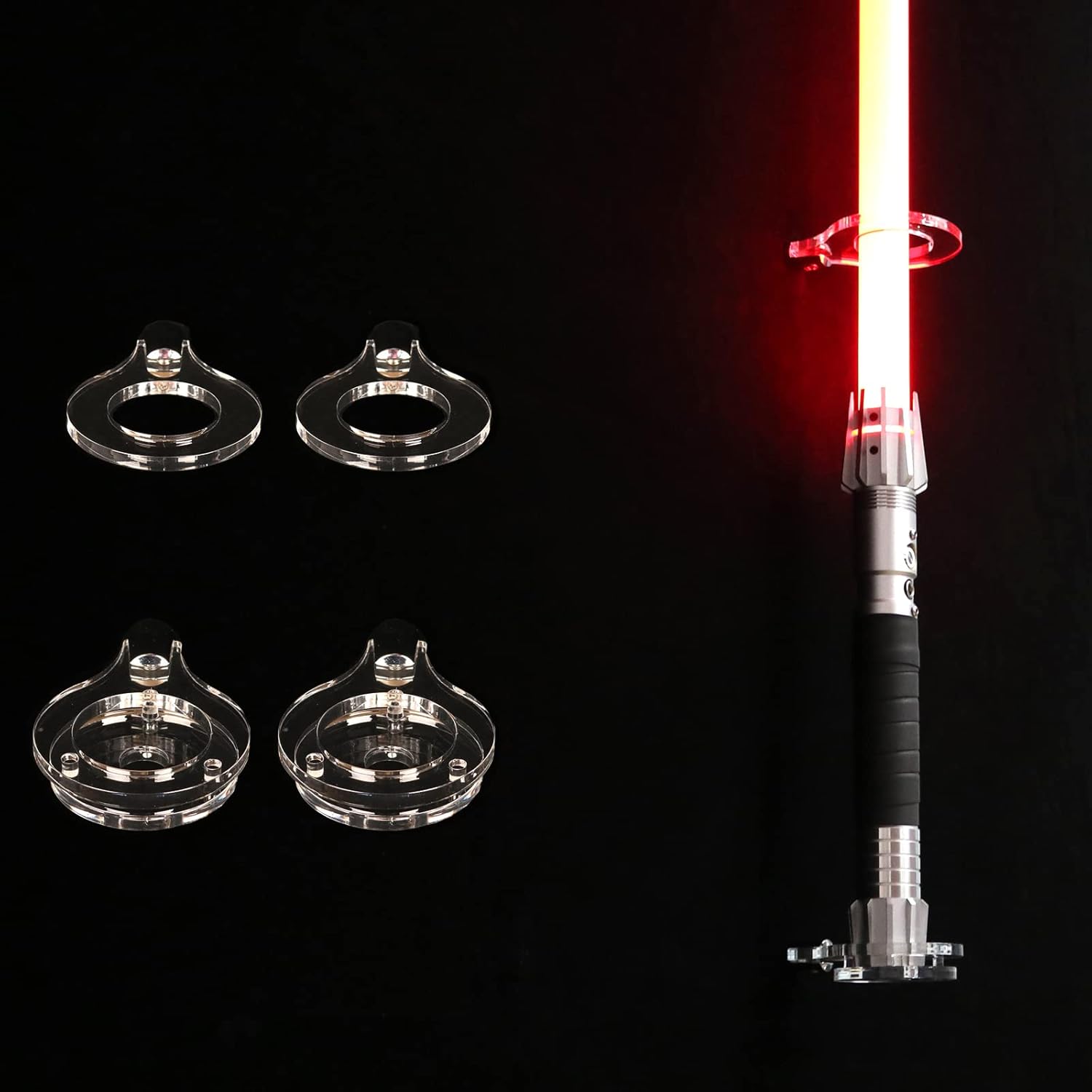 Amazon.com: WLSANX Lightsaber Holder Lightsaber Stand Lightsaber Wall ...