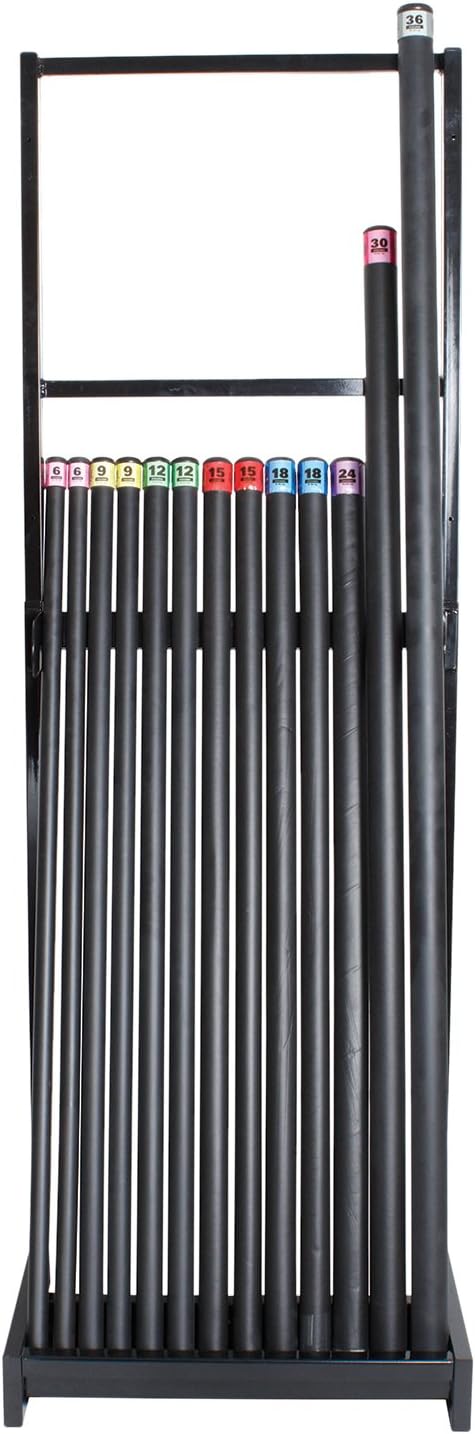 Amazon.com : SPRI Weighted Bar Rack : Sports & Outdoors