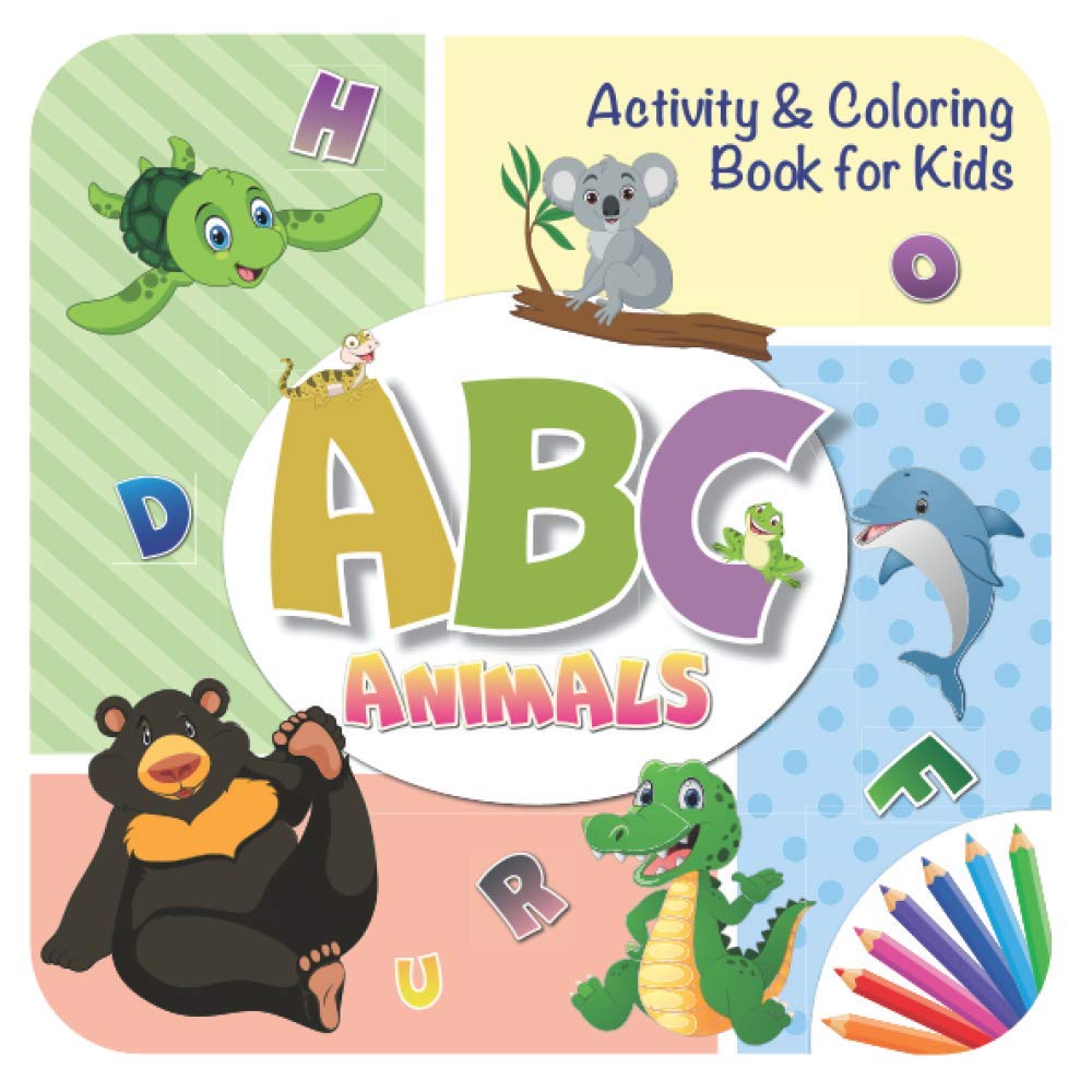 ABC: Animals Activity & Coloring Book for Kids (ABC Board Book Series ...