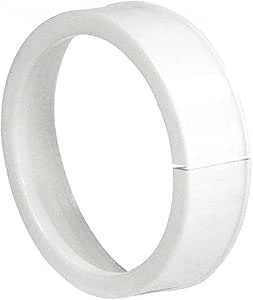 2 Pcs, Split Plastic Emt Insulating Bushing, 4 In., White Plastic Pp to ...
