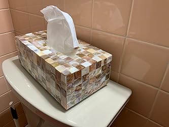 Amazon.com: Creative Scents Tissue Box Cover Rectangular - Decorative ...