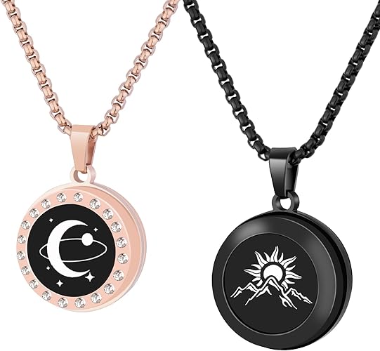 Amazon.com: Long Distance Touch Necklaces,Vibration & Light up Couples ...