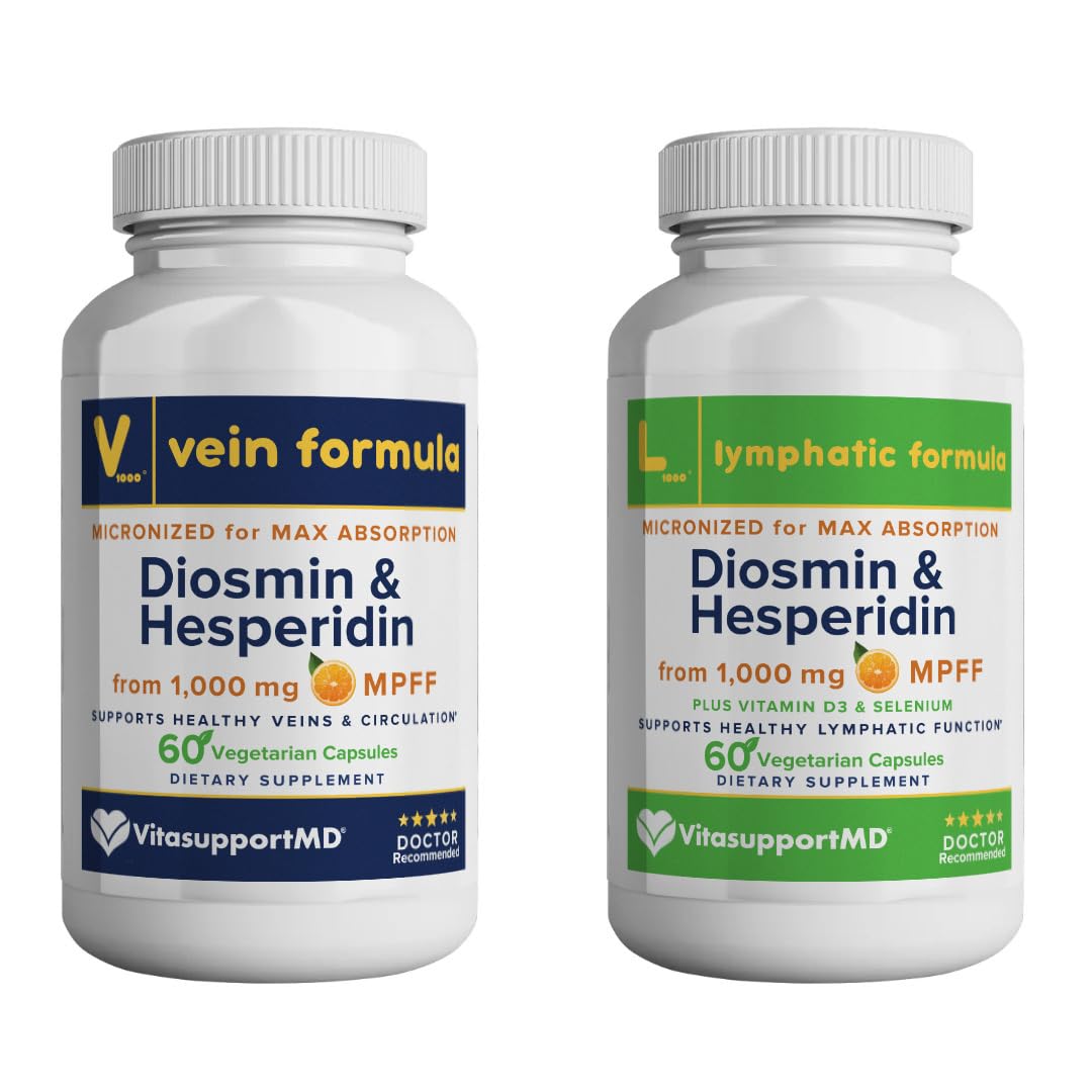 Amazon.com: VITASUPPORTMD - Vein & Lymphatic Formula Bundle - Support ...