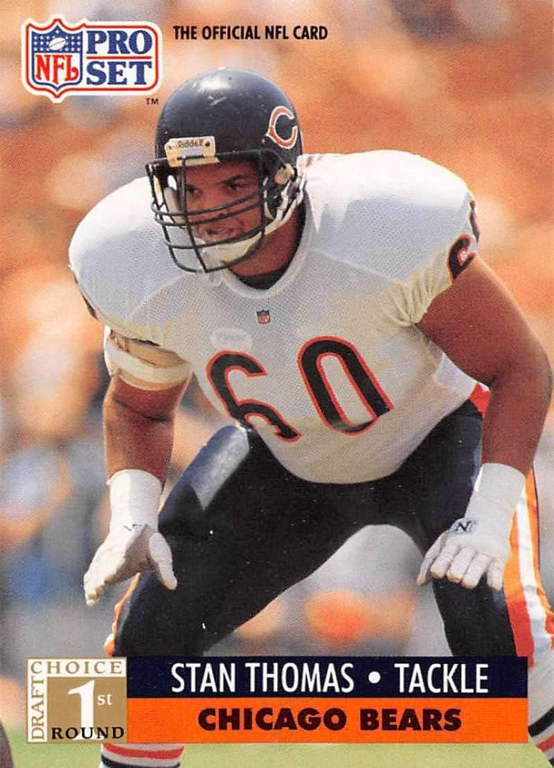 Amazon.com: Football NFL 1991 Pro Set #751 Stan Thomas #751 DC EX RC ...