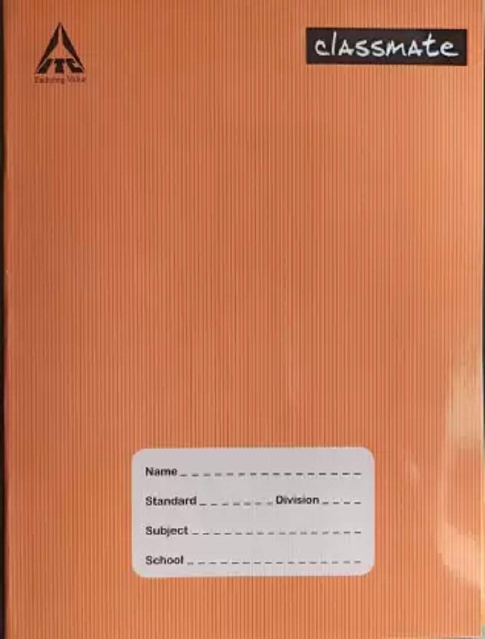Classmate 1 A5 Notebook Single 172 Pages (Brown) : Amazon.in: Office ...