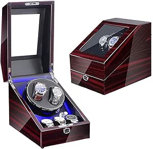 Amazon.co.jp: Automatic Watch Winder 5 Rotation Model with 2 Winding ...