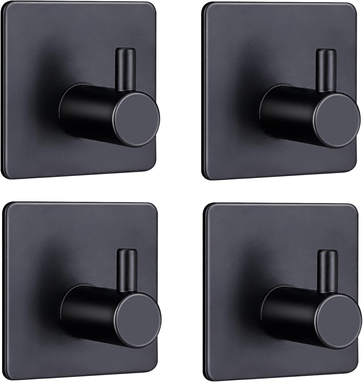 yeulluey 4PCS Self Adhesive Hooks, Sticky Hooks for Hanging Waterproof ...