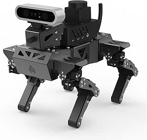 Amazon.com: XiaoR Geek Quadruped Bionic Robot Dog Raspberry Pi AI Robot Kit with TOF Lidar SLAM ...