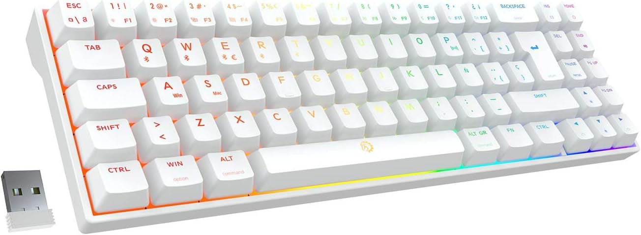 Amazon.com: DREVO Calibur V2 MAX Compact 71-Key Bluetooth 5.1 2.4G ...